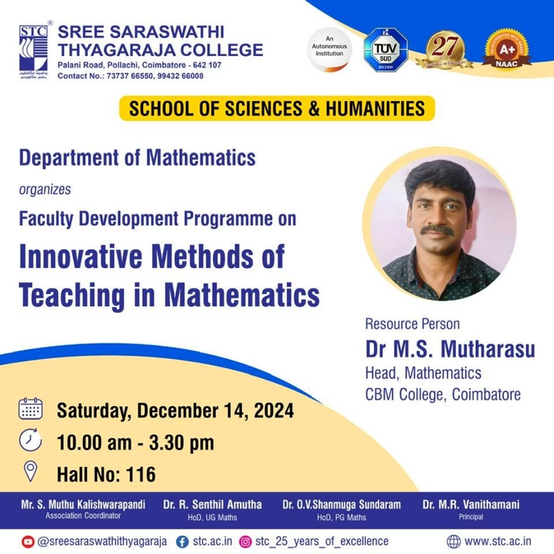 Home → Sree Saraswathi Thyagaraja College